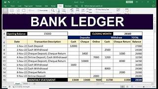 Ledger & Final Accounts
